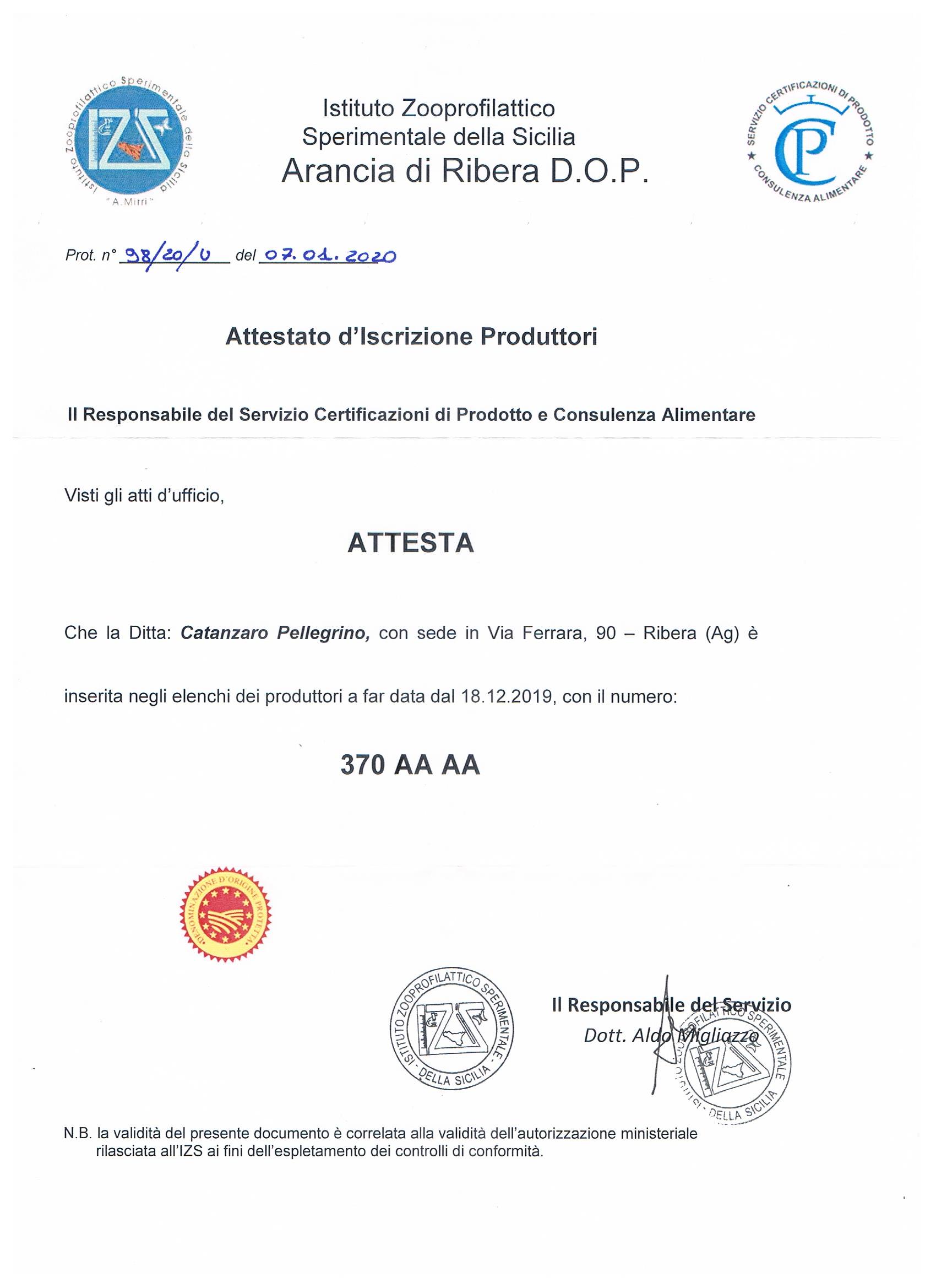 Certificazioni